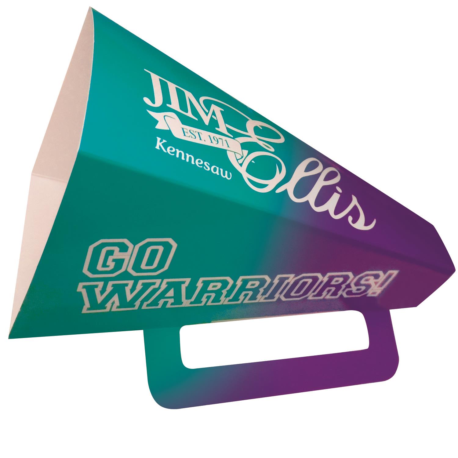 20125-SD Square 9" Megaphone Full Color