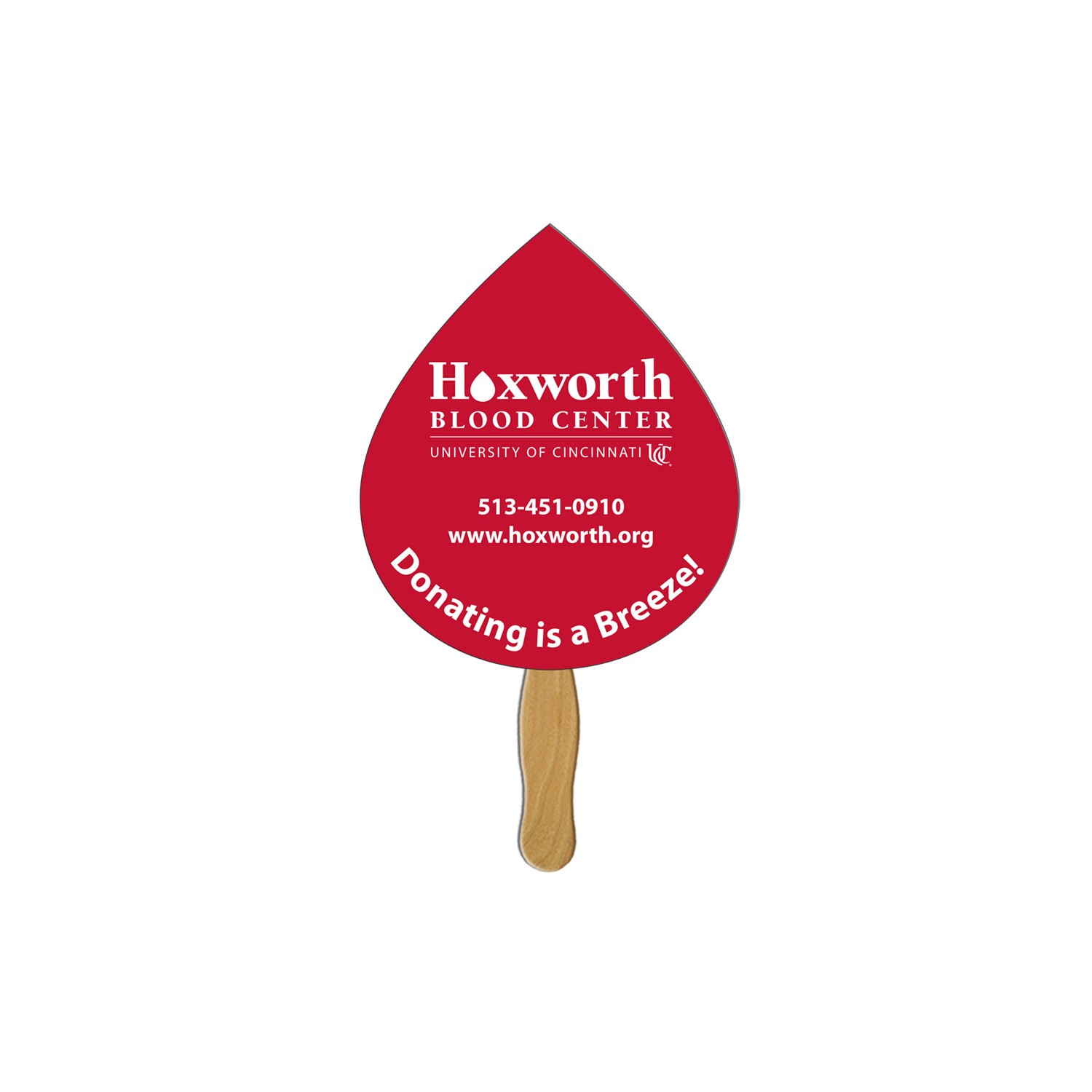 BF-115 Tear Drop Hand Fan