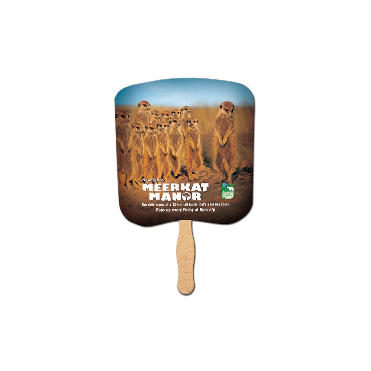 FLF-20 Bread Slice Fast Hand Fan (2 Sides) 1 Day