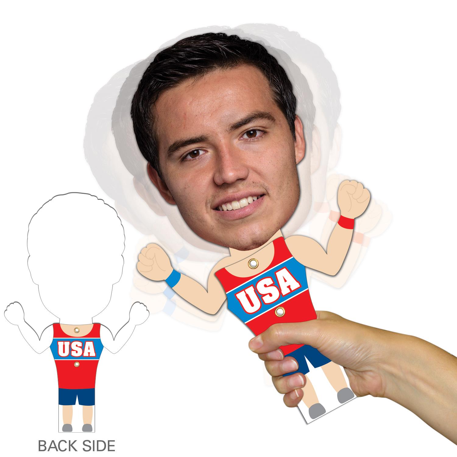 HRD Custom Custom Shape Head Shaker Printed Full Color