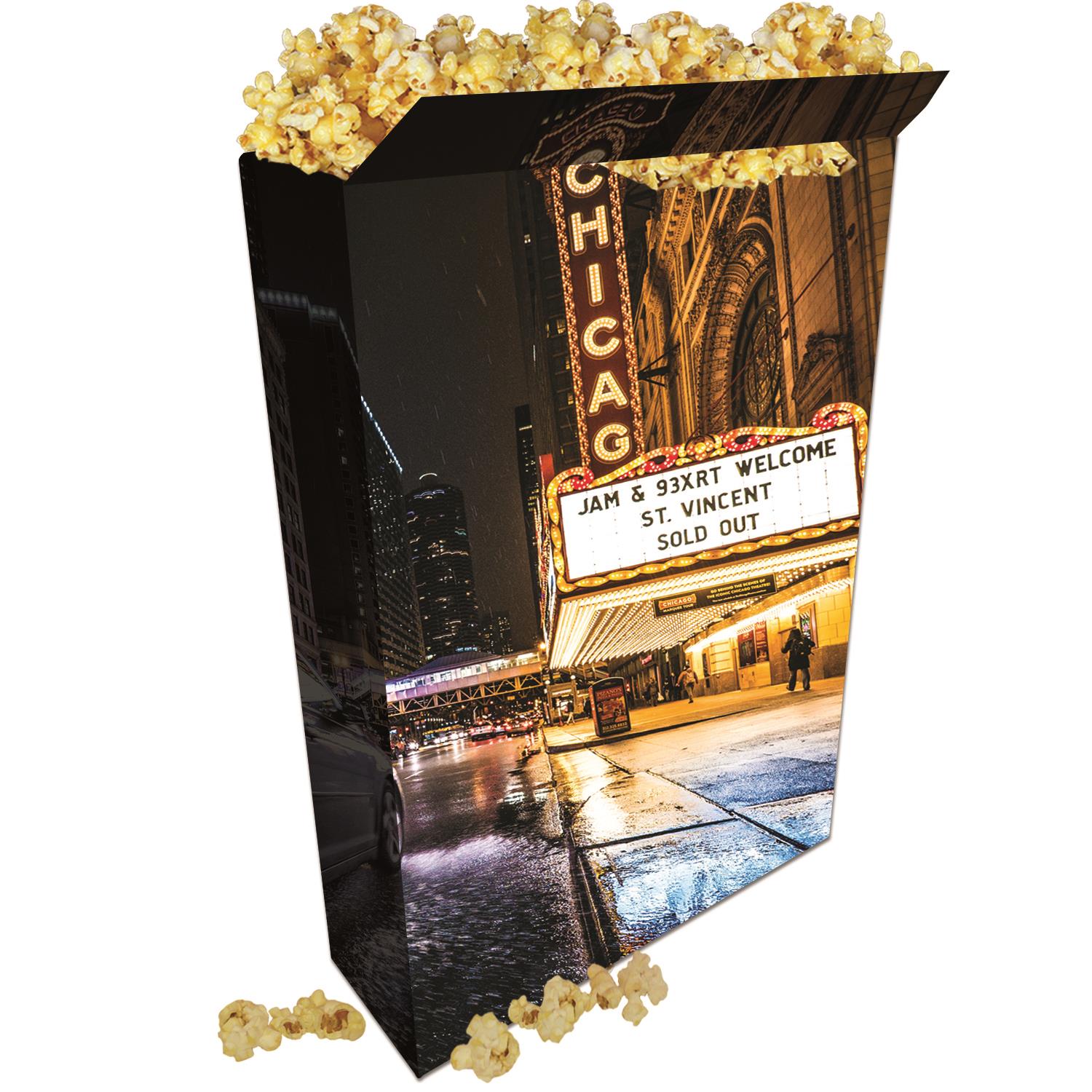 PCB-30 XLarge Popcorn Box Closed Top 130 oz